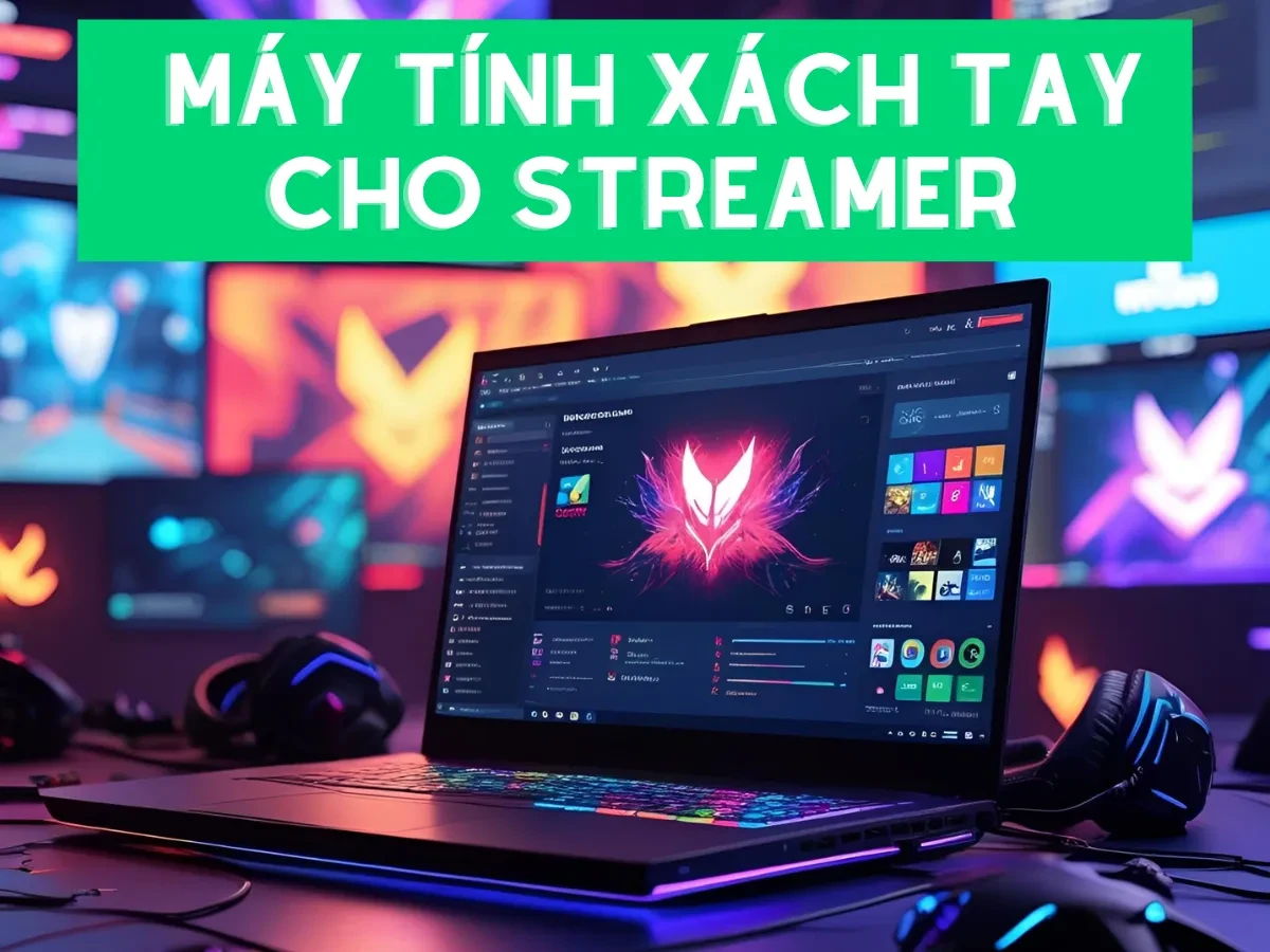 Máy tính xách tay cho Streamer - Ưu tiên gì khi mua?